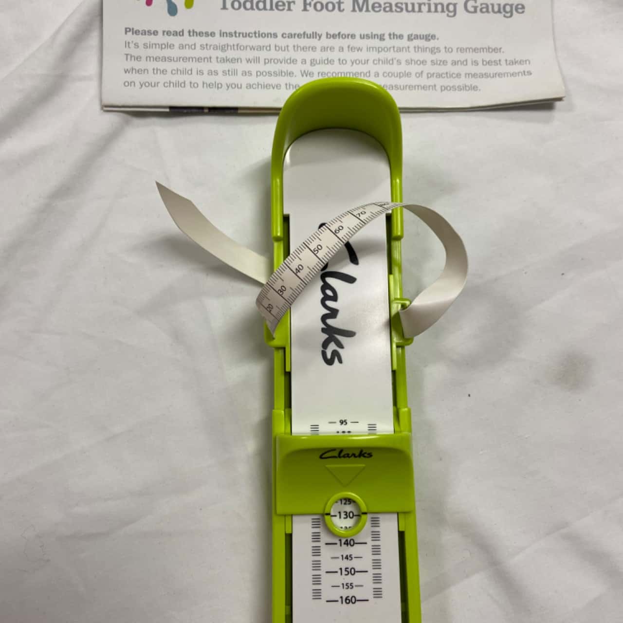 Clarks Toddler Shoe Gauge(s)