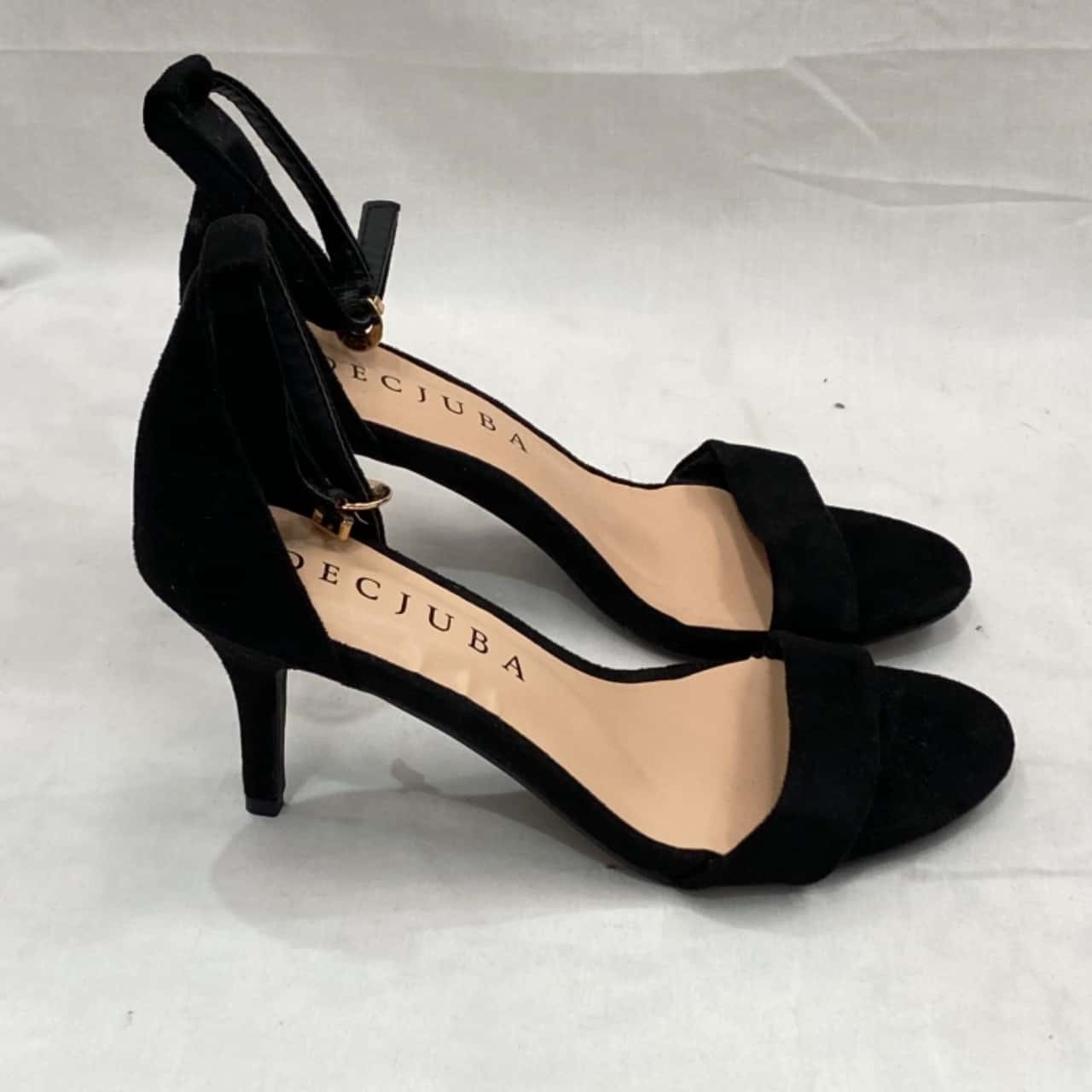 BNWT Decjuba High Heels Black Strappy Shoes SIZE 39 - RRP $79.95