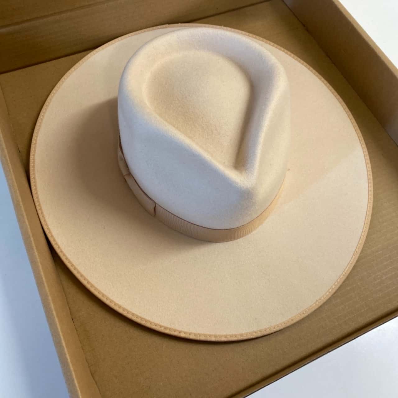 Lack of Color Women's Size L Ivory Rancher Hat - New In Box