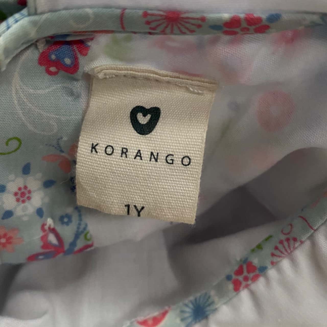 Korango Kids Size 1 Dress Floral (s)