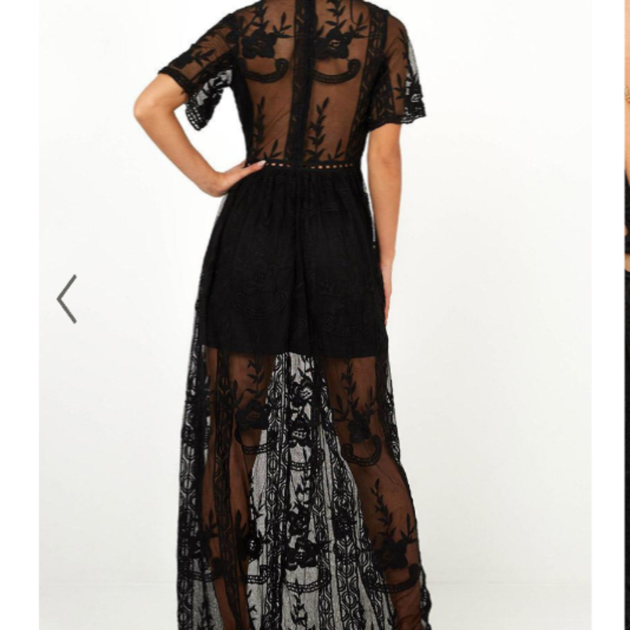 Showpo Black Love Spell Maixi Dress Plus Size 20(s)