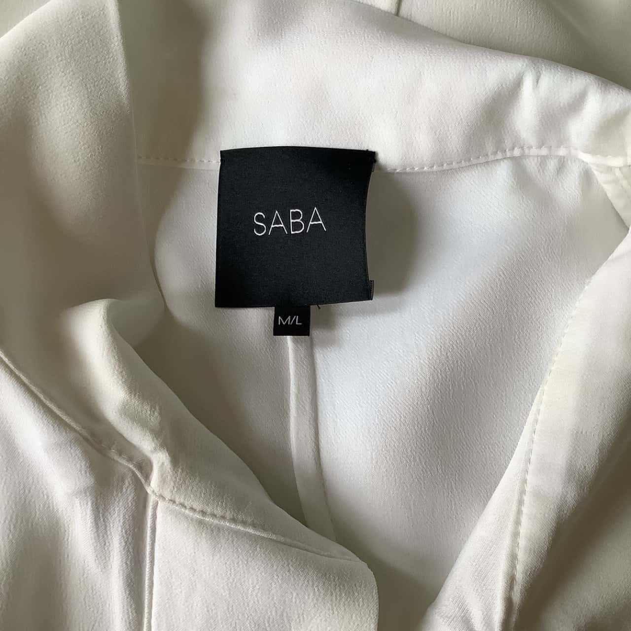 Saba White Summer Jacket Size L / M (s)
