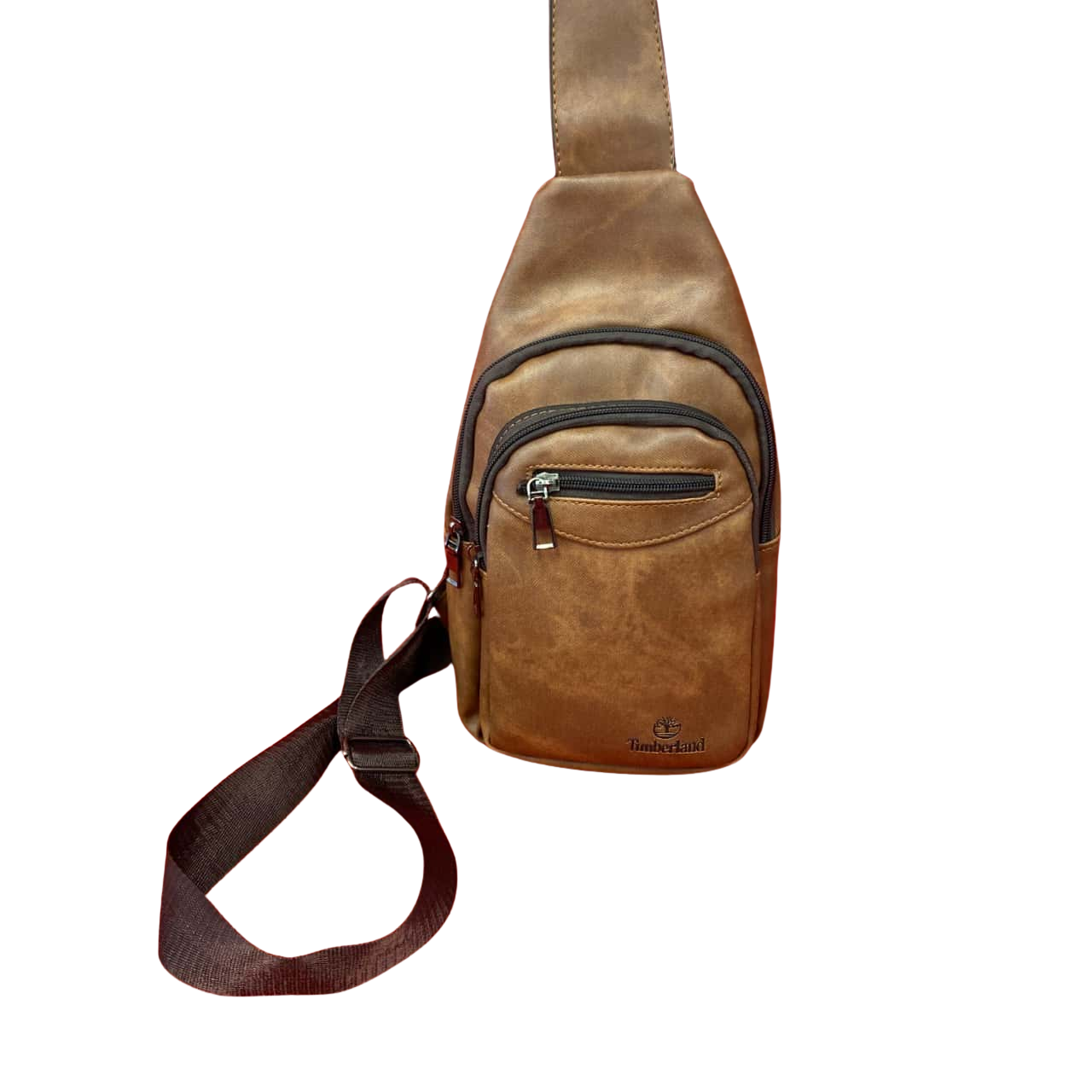 Timberland Mens Cross Body Bag Brown (s)