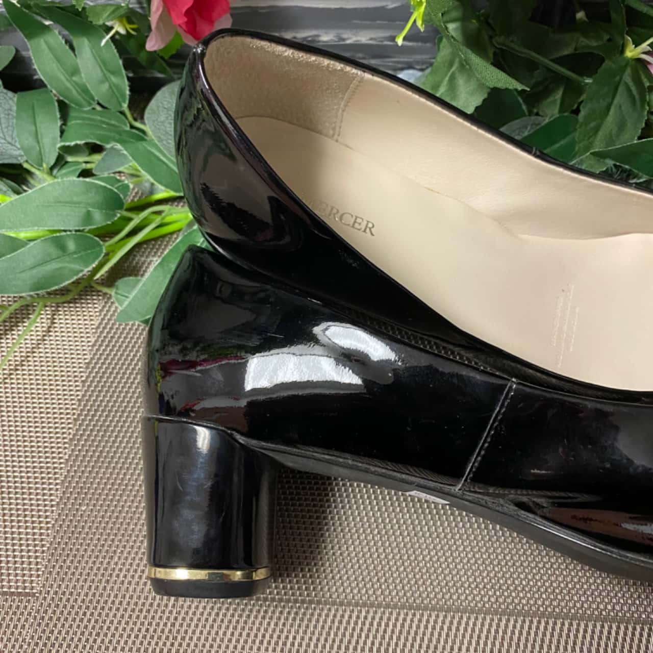 Jo Mercer leather upper black patent Size 10 shoes (s)
