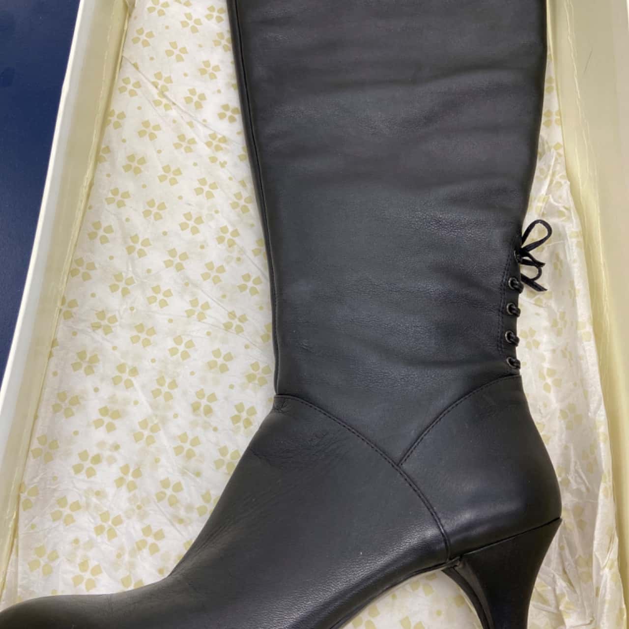Naturalizer Womens Size 9 Black long boots (s)