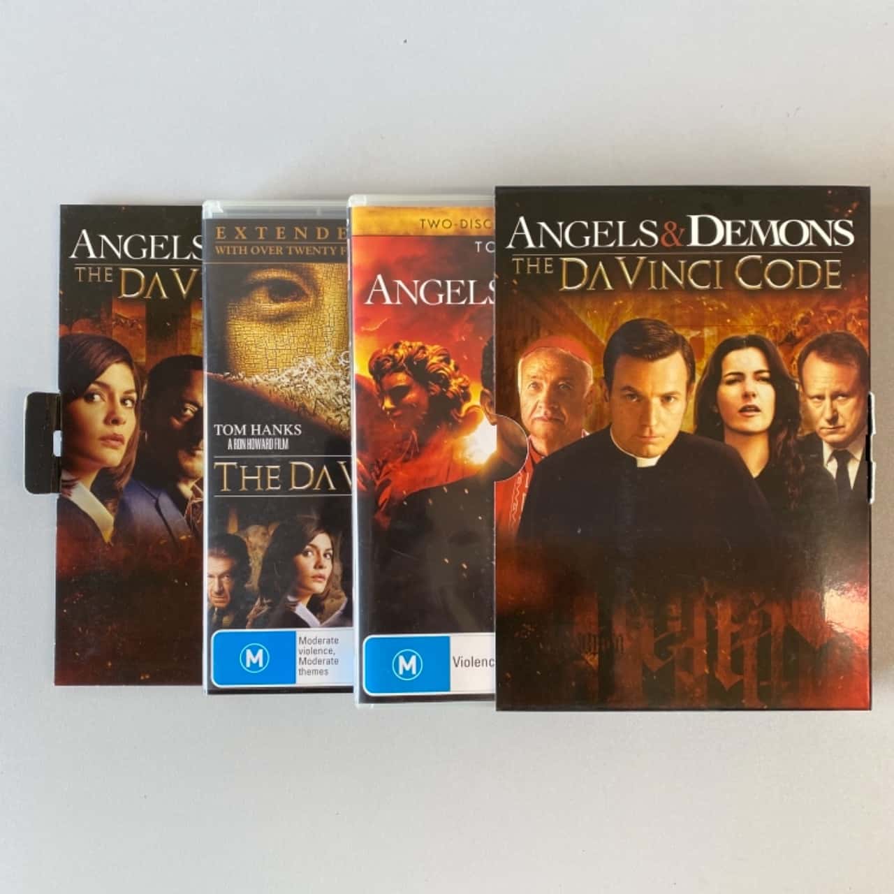 Angels & Demons + The Da Vinci Code DVD's