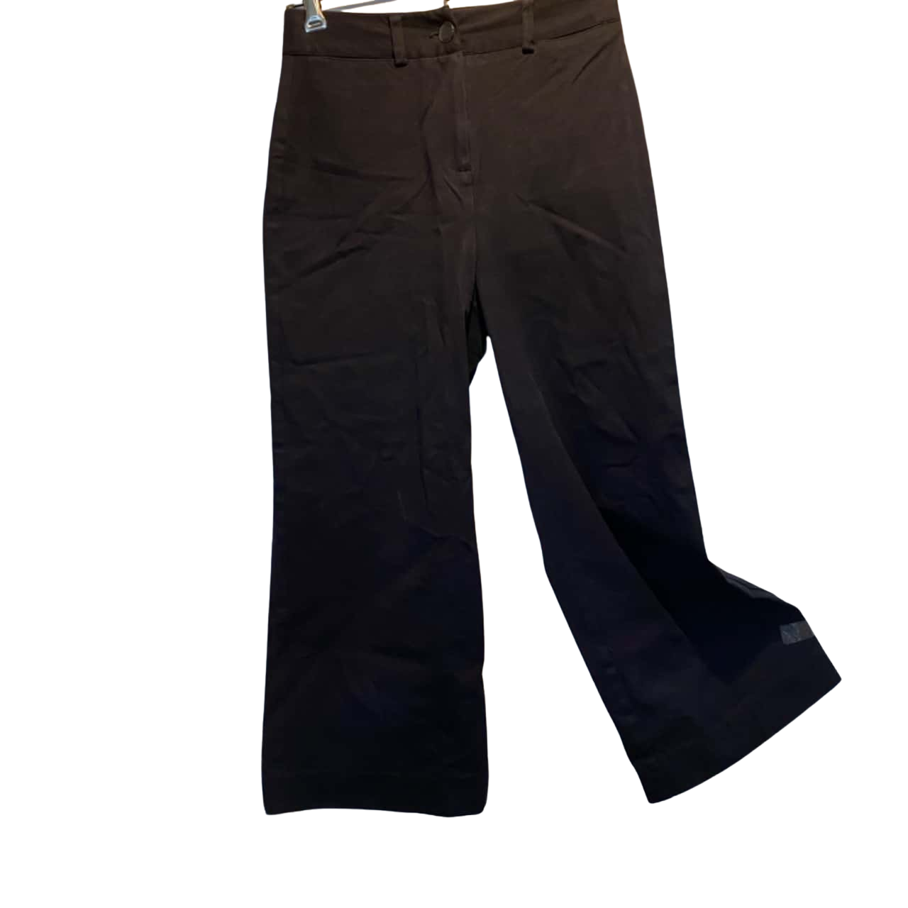 Saba Womens Size 6 Wide Leg Black Ankle Length Pants