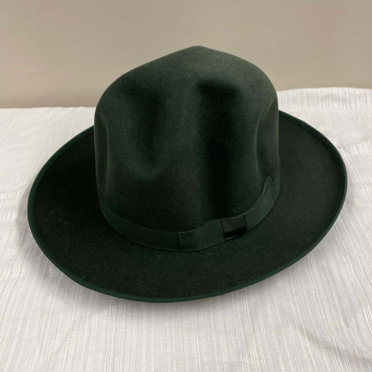 Mens Vintage Italian handmade Fedora Green(s)