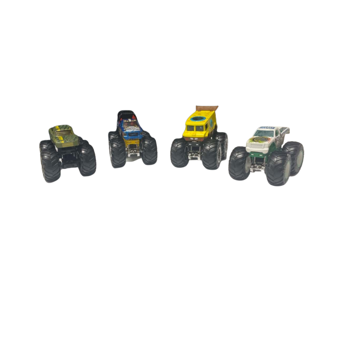 Set Of Four Hot Wheels Monster Trucks