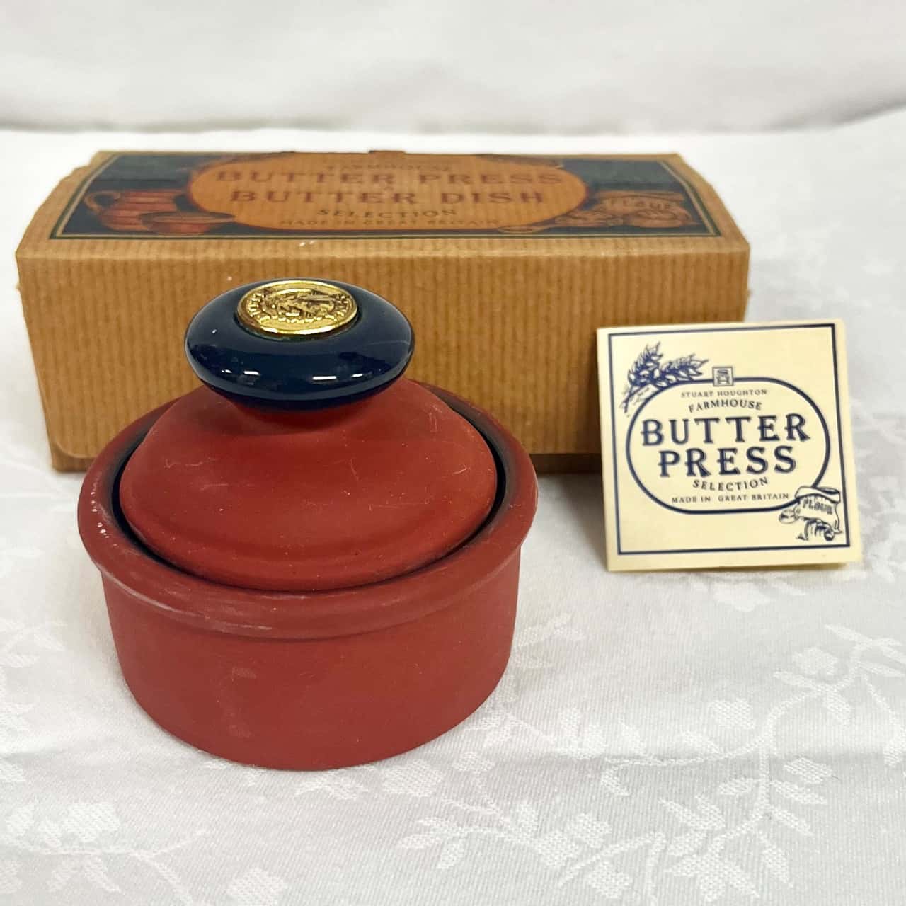 Farmhouse Made in Great Britain Butter Press & Butter Dish (s)