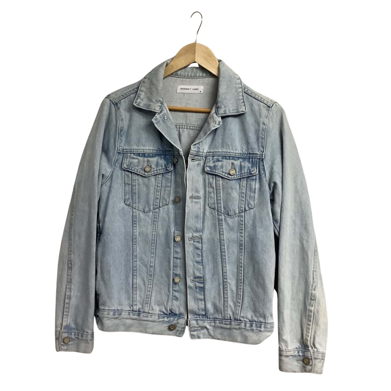 Assembly Label Womens Size 6 Denim Jacket Blue (s)