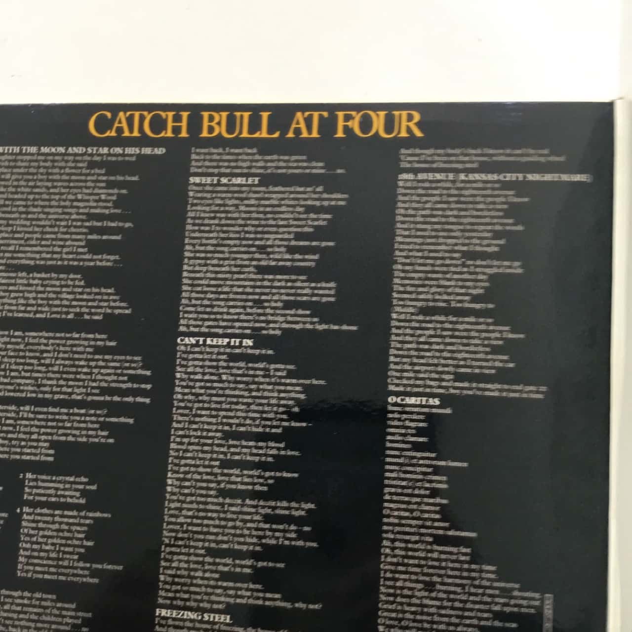 Cat Stevens - Catch Bull at Four Vinyl