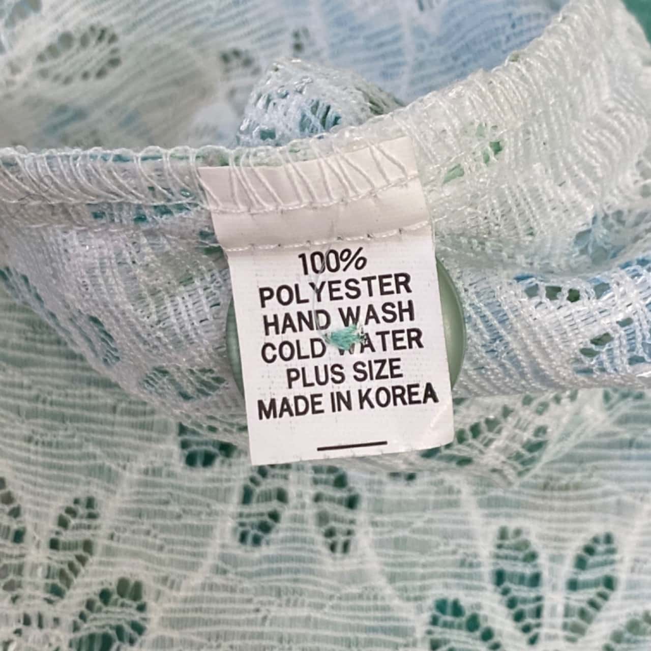 Fella Hamilton Womens Size XXL Long Sleeve Top Blue / Green / White