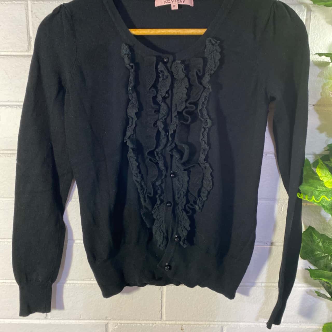 Review Womens Size 12 Cardigan Black (s)