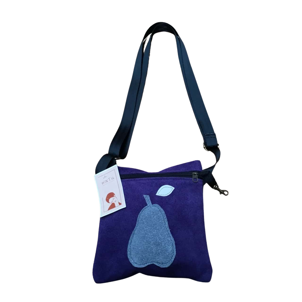 Wintu Handcrafted Suede Micro Messenger Bag With Shoulder Strap - BNWT ...