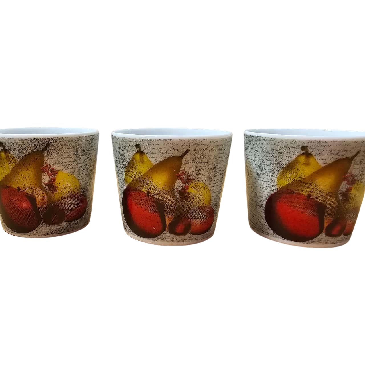 Set of 3 Christopher Vine "Inhesion" Porcelain Cups