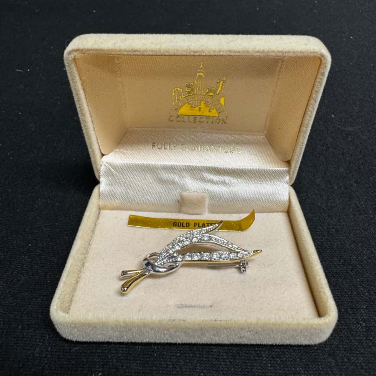 Manhattan Collection Plated Brooch