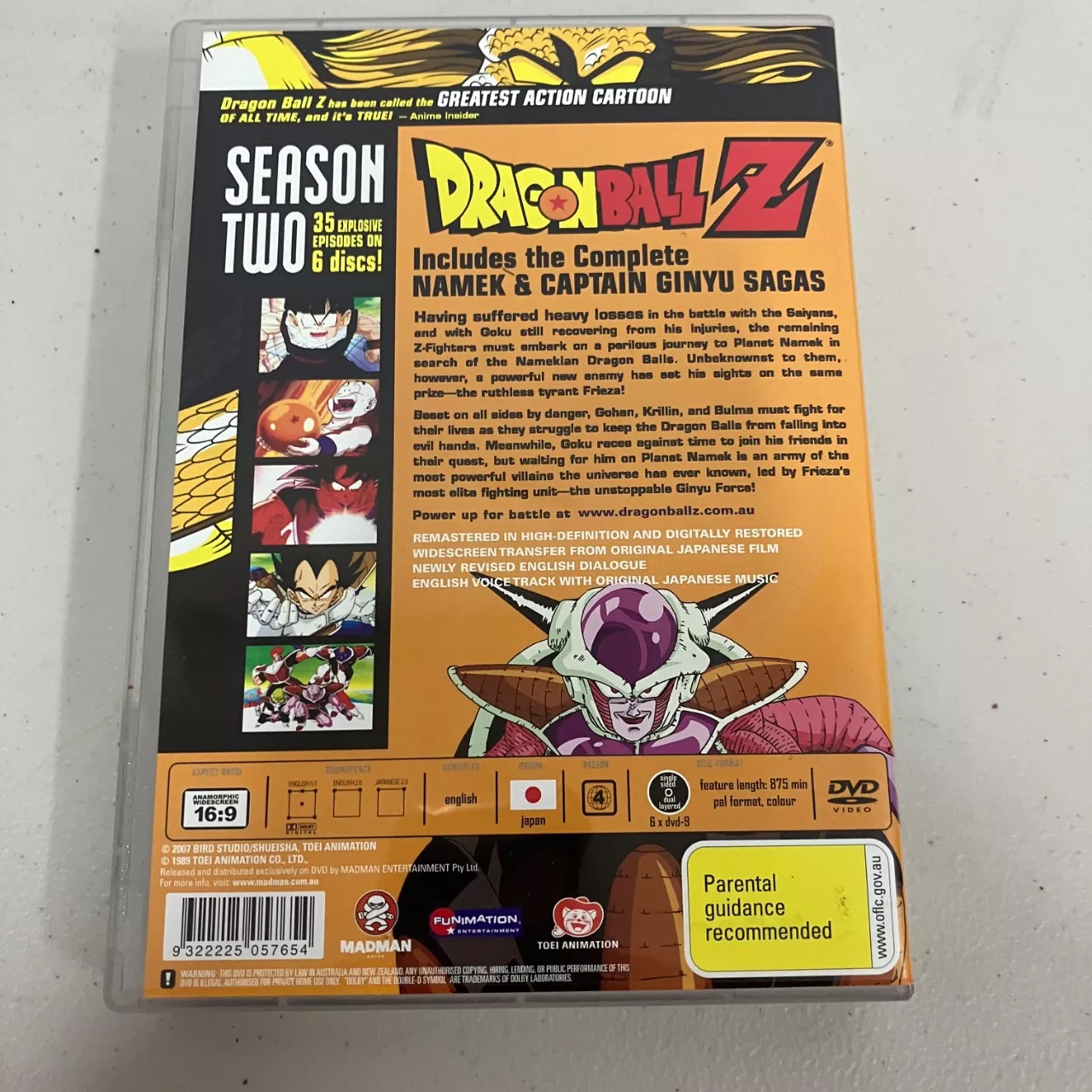 Dragon Ball Z Seasons 1-9 Plus movie Set - Used Very Good | Salvos Stores