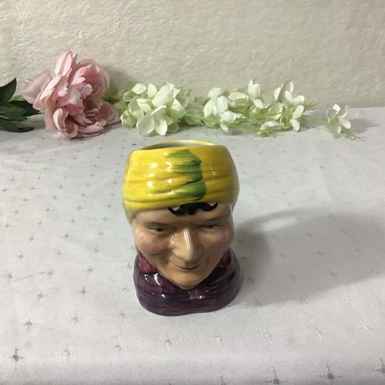 Vintage Sterling Gypsy Woman Toby Mug