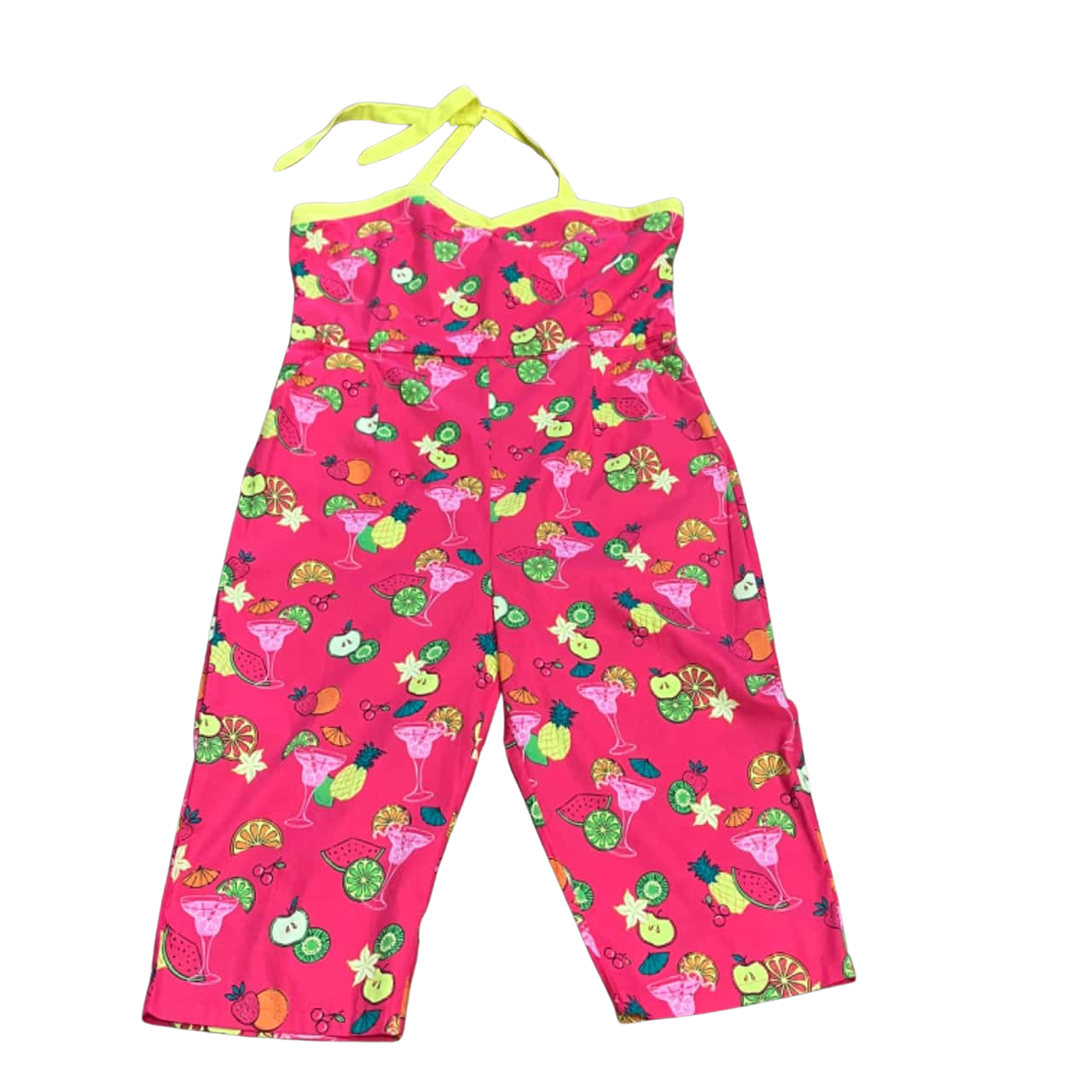 Lindy Bop Red/Pink Fruit Cocktail BNWT Size 22 Overalls (s)