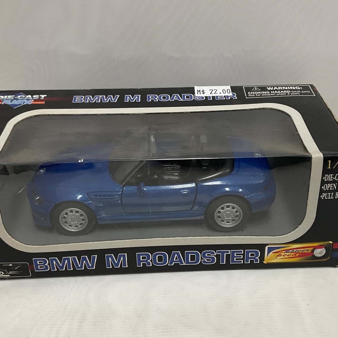 NEWRAY CITY CRUISER COLLECTION 'BMW Z3 M ROADSTER' METALLIC BLUE. 1:32 ...