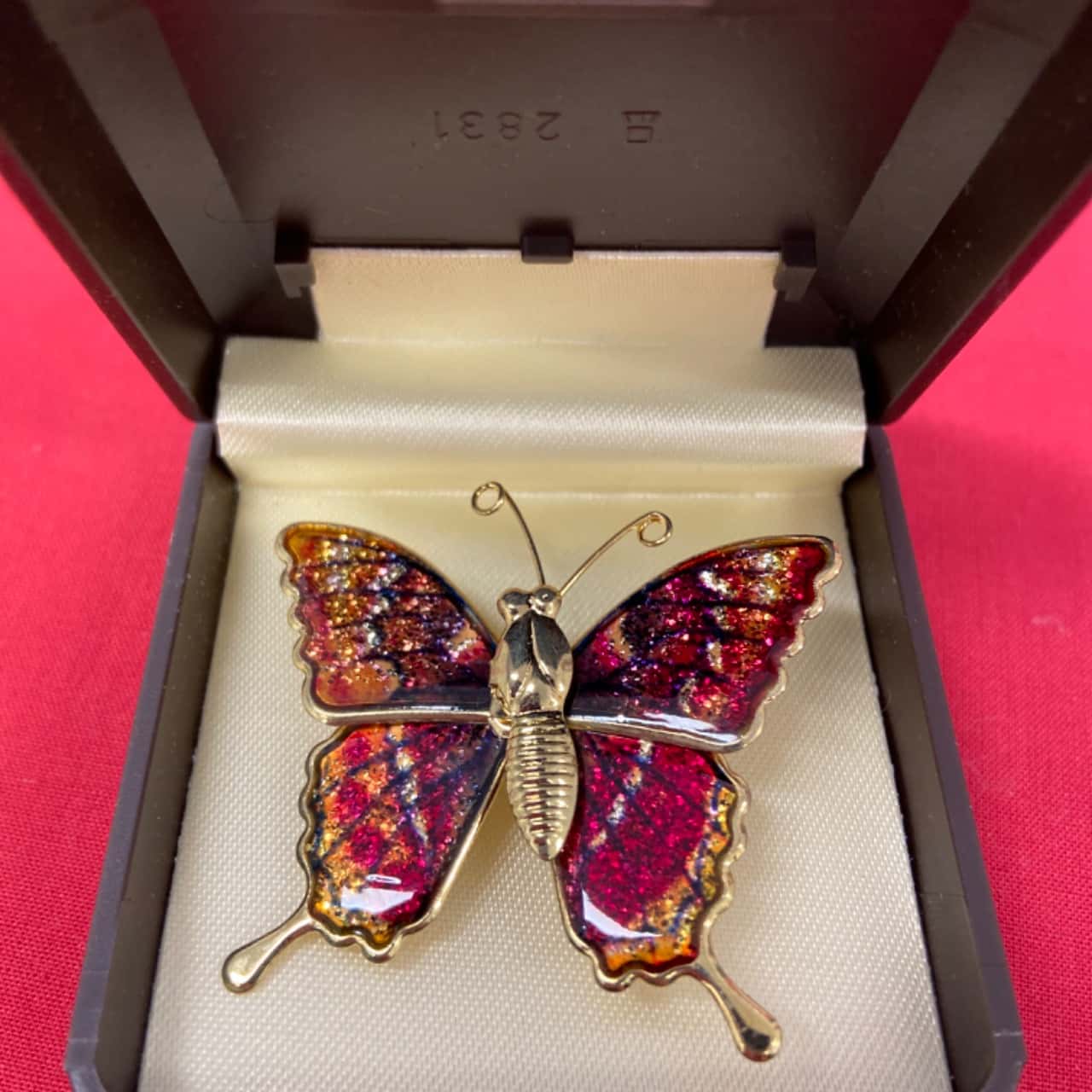Red Butterfly Brooch(s)