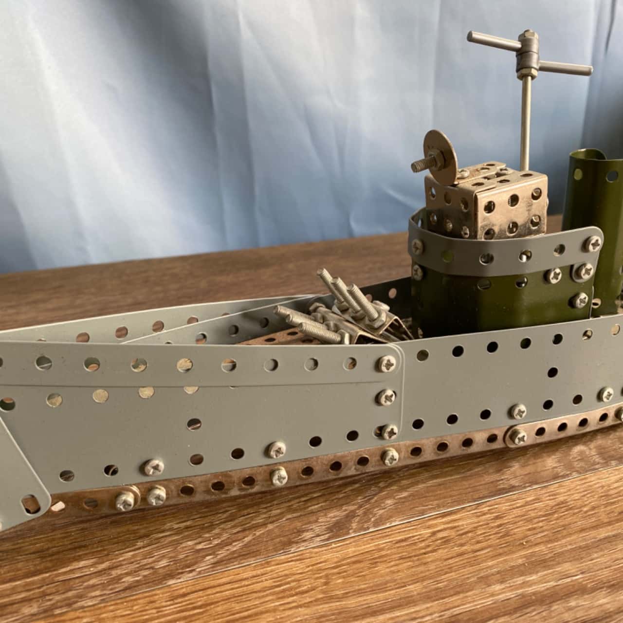 HMS Belfast construction model