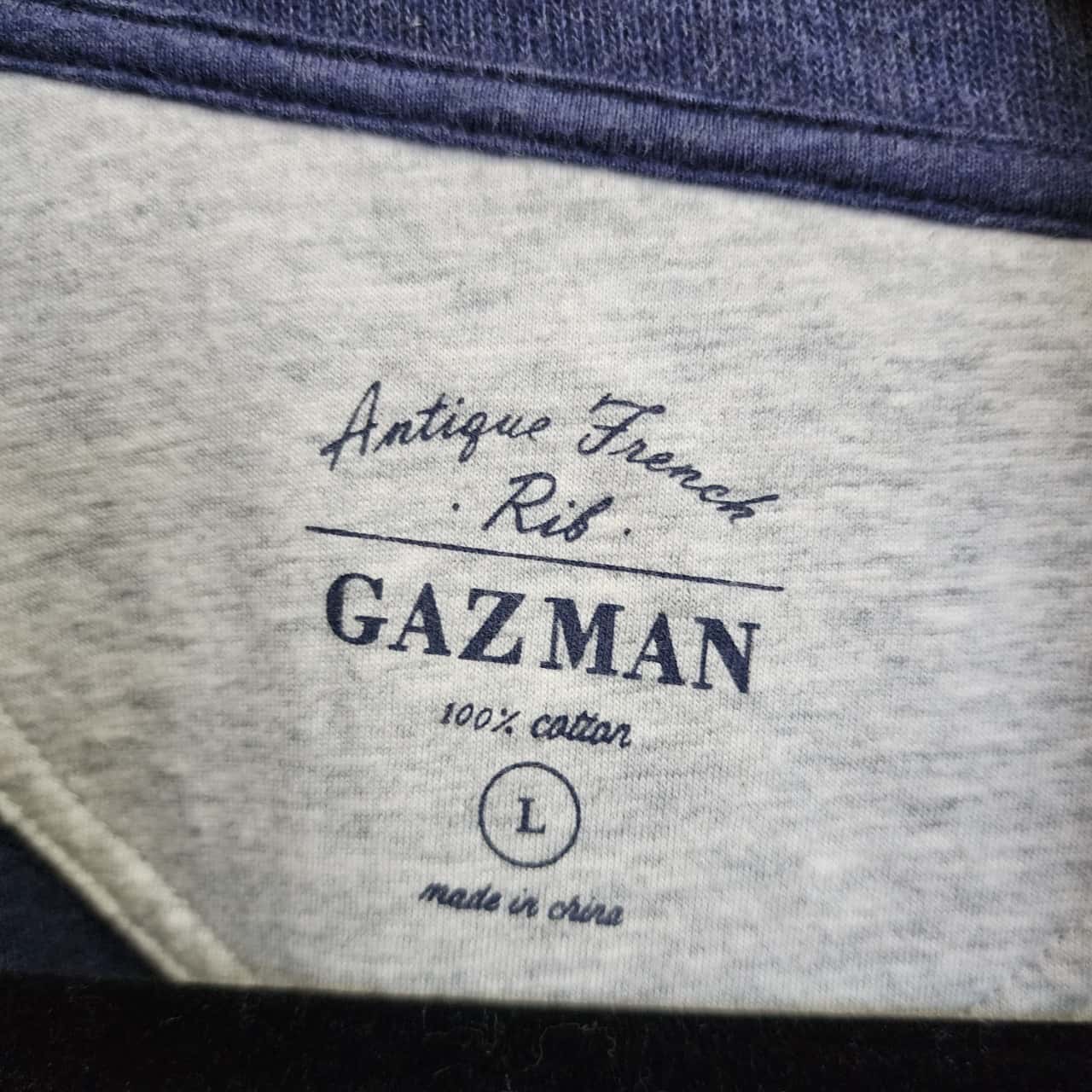 GAZMAN Mens Size L Jumpers Navy Blue (s)