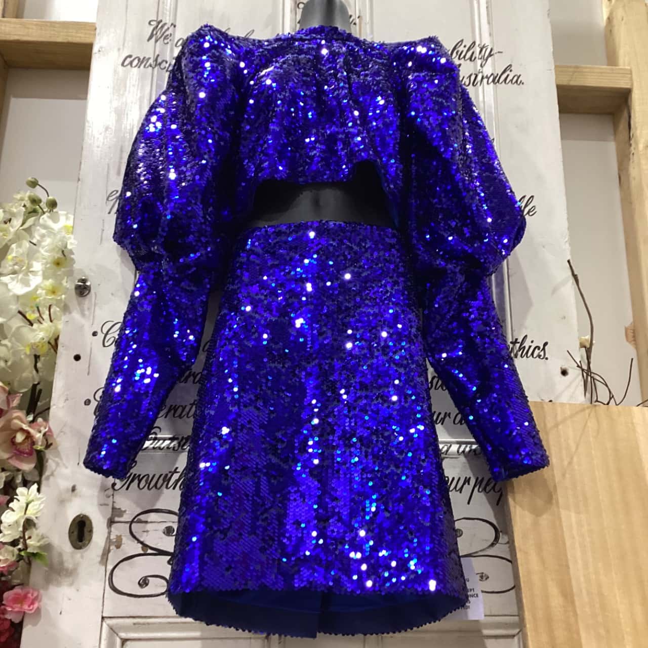 ASOS /LUXE BRAND! Asos Design!! ABSOLUTELY STUNNING SEQUENCED CUT-OUT ...