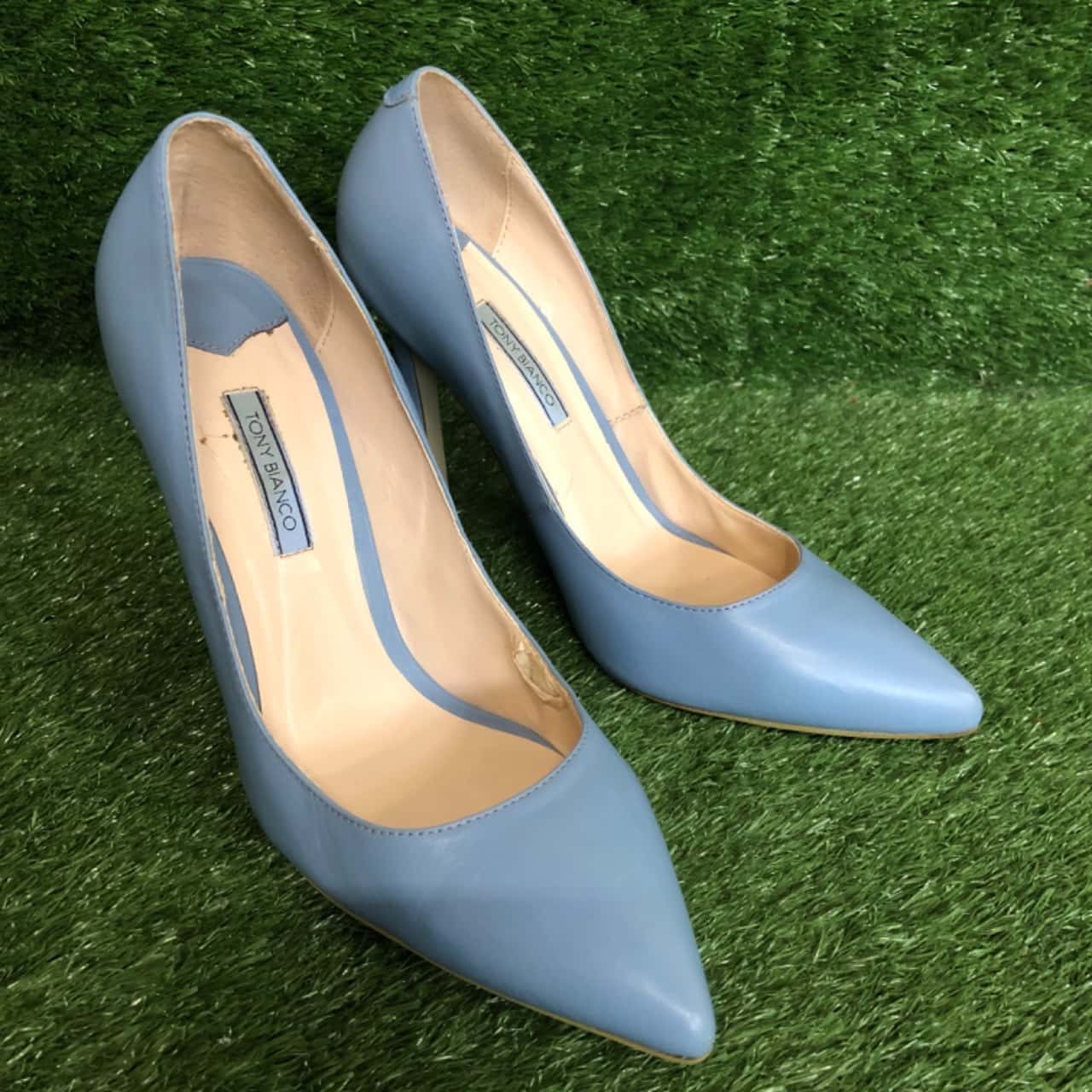 Tony Bianco Sky Blue Heels Size 8(s)