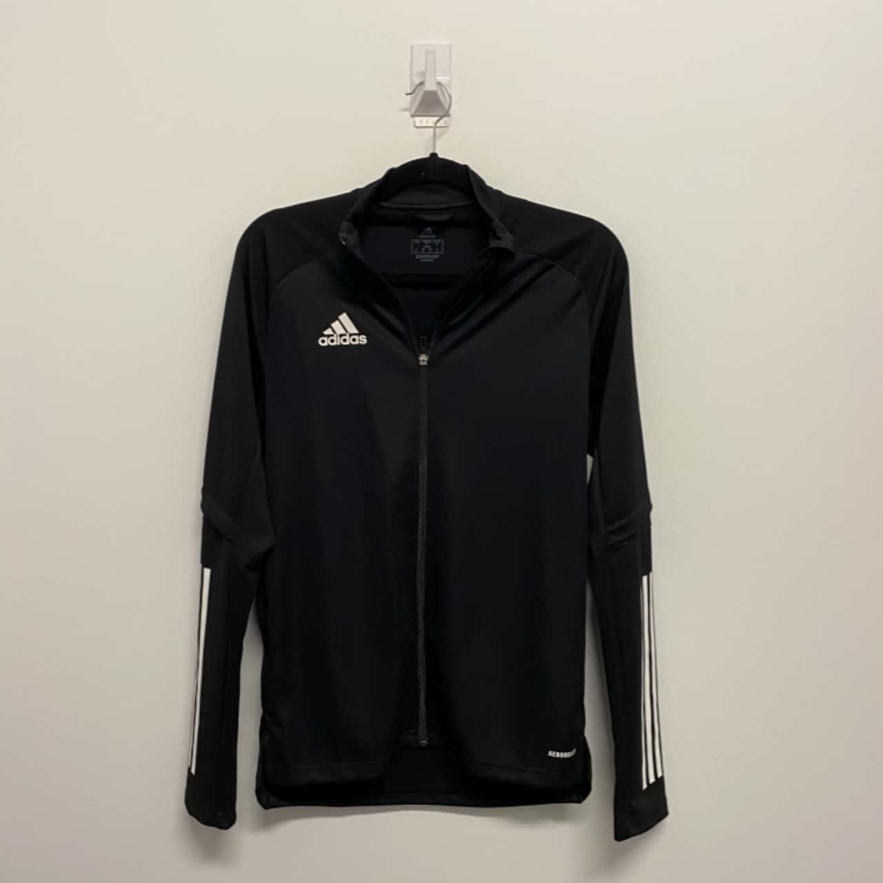 Adidas Mens Sports Jacket Size S Black (s)