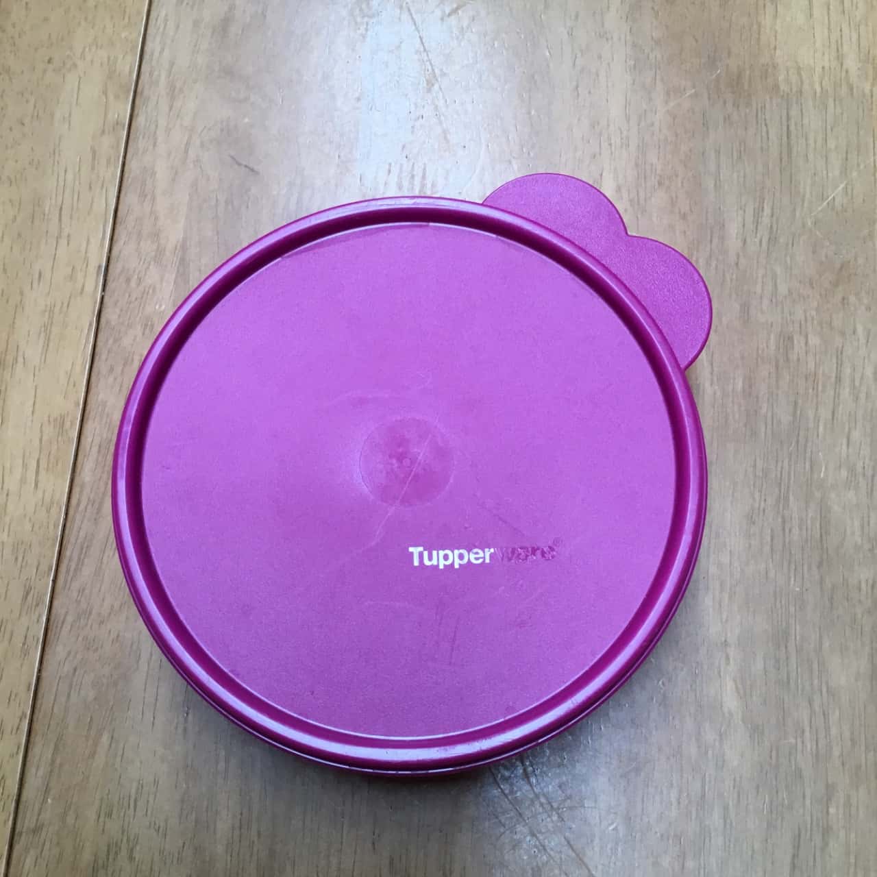 Tupperware Purple Container With Butterfly Tab 2415C-2
