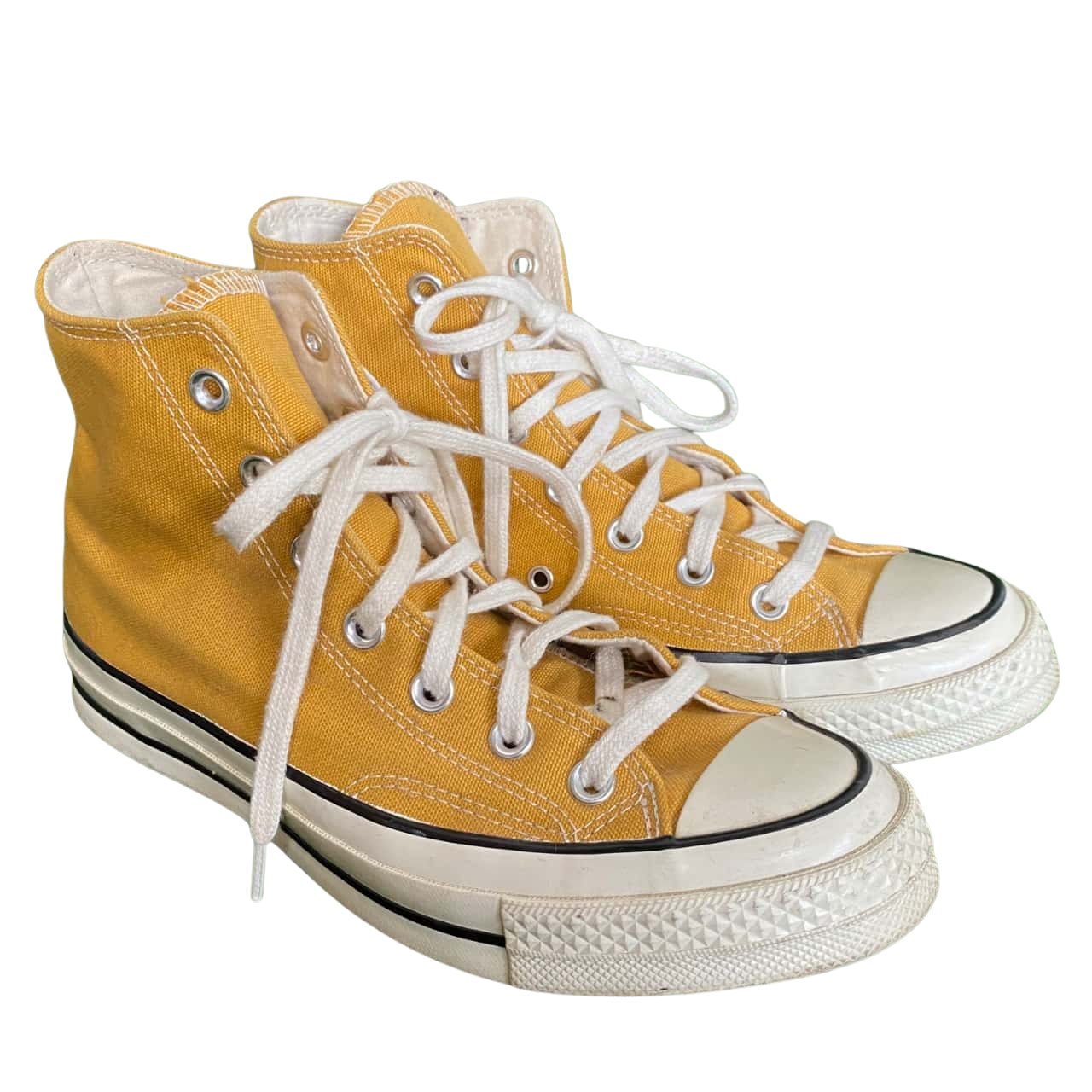 Converse Chuck Taylor All Star Yellow High Top Sneakers Size 39