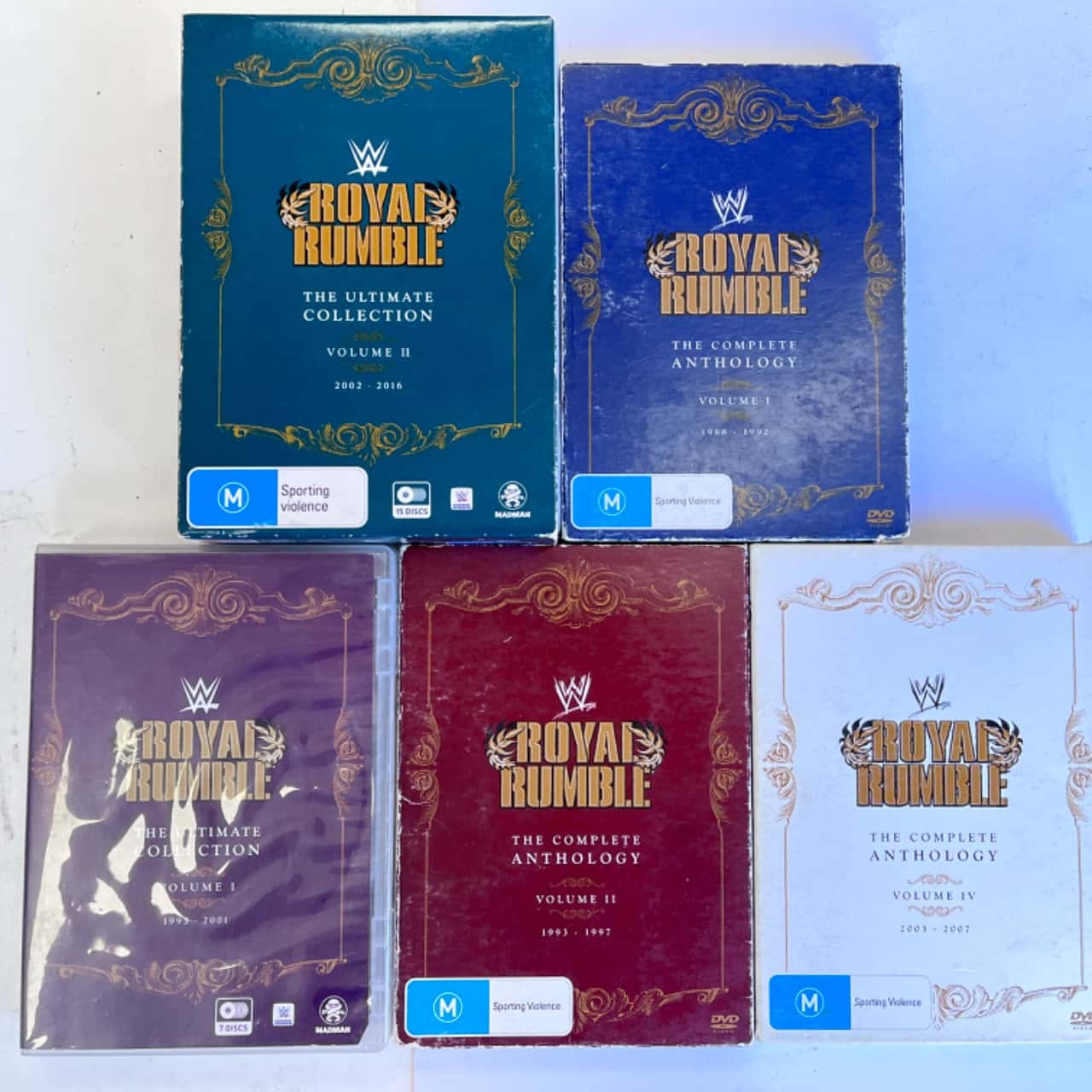 wwe royal rumble anthology DVD set