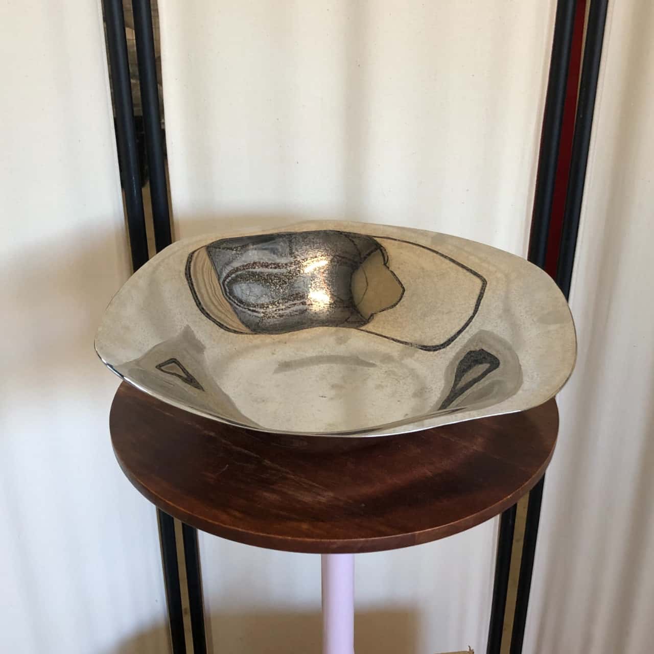 Georg Jensen Large Silver Mirror Bowl