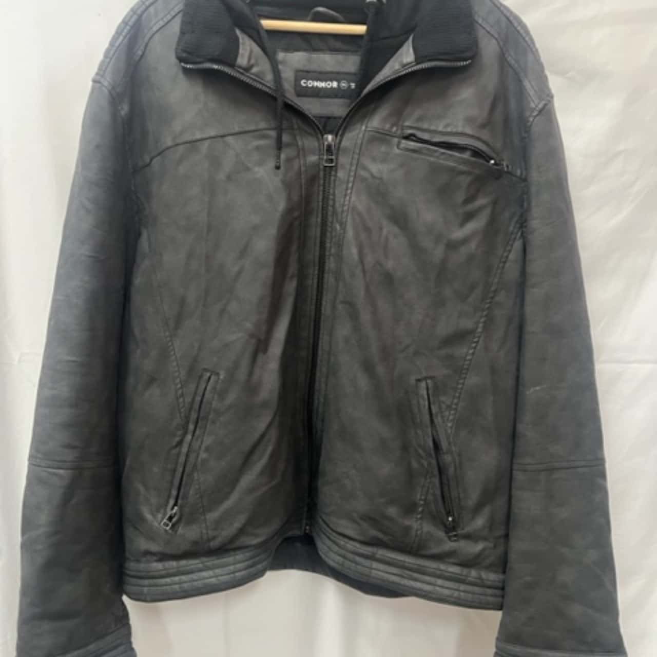 Conner Mens Size XXL Hood Jacket Black