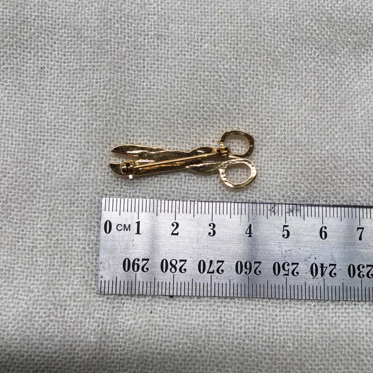 Women’s Gold-tone Scissor Brooch(s)
