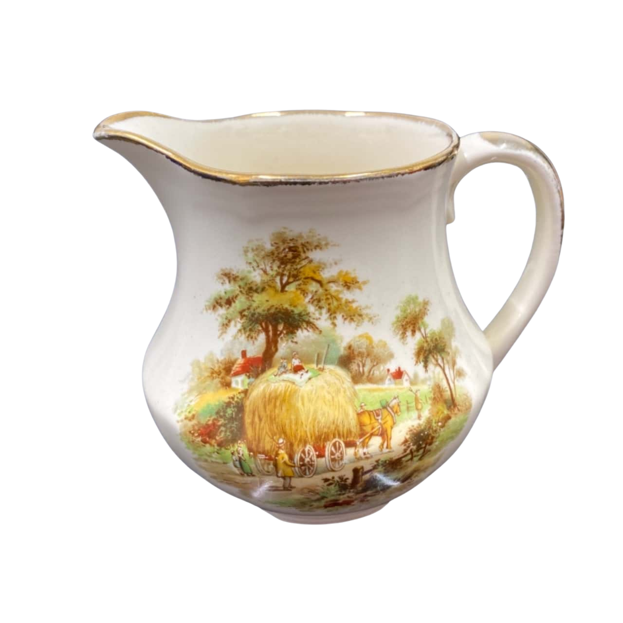**Reduced** Vintage Alfred Meakin England 'Hayride' Pattern Jug