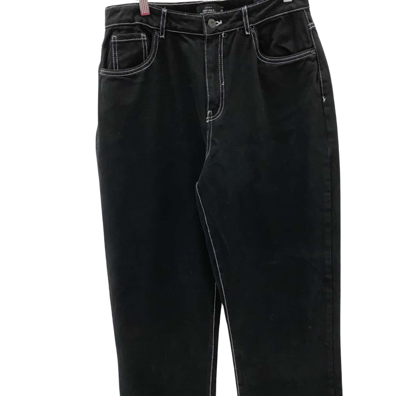Factorie Womens Size 12 Wide Leg Jeans Black (s)
