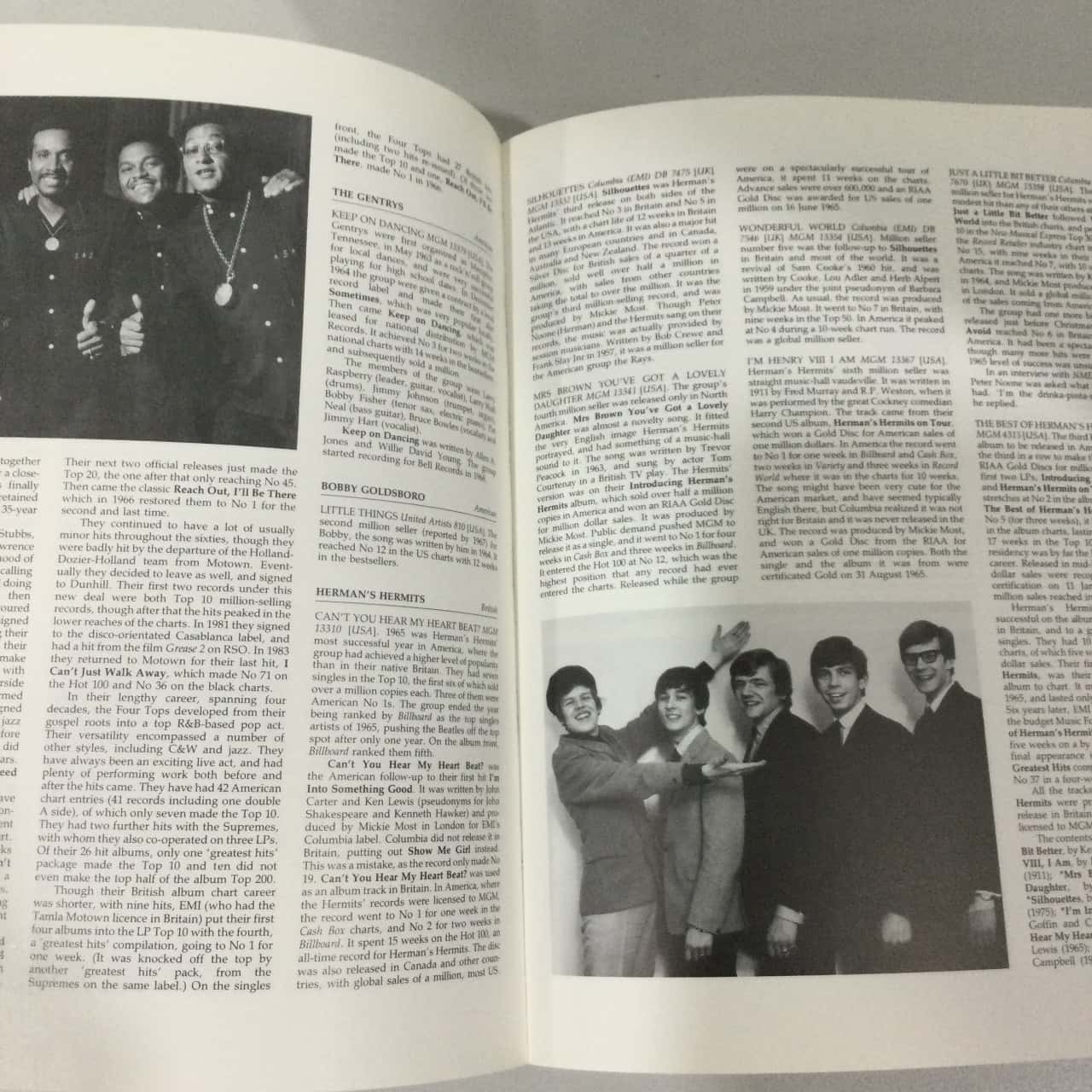 Hits Of The 60s, The Million Sellers, Book