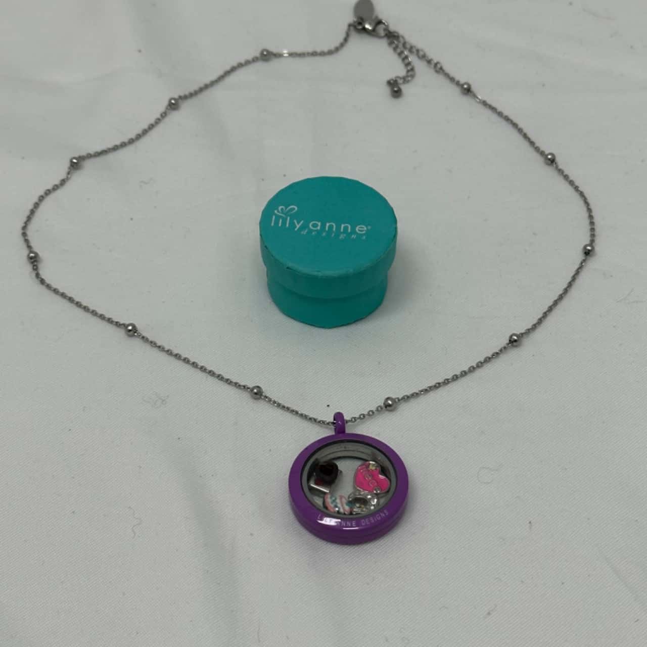 Lily Anne Designs Kids Locket Necklace And Charms