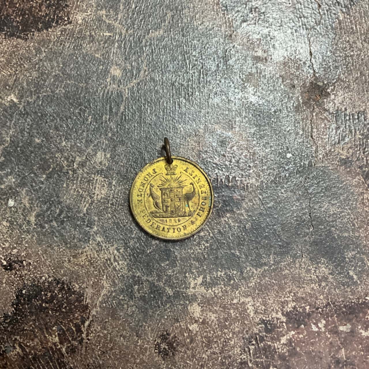 Australia’s Commonwealth 1899 ‘Promote Federation & Prosperity’ Medalet ...