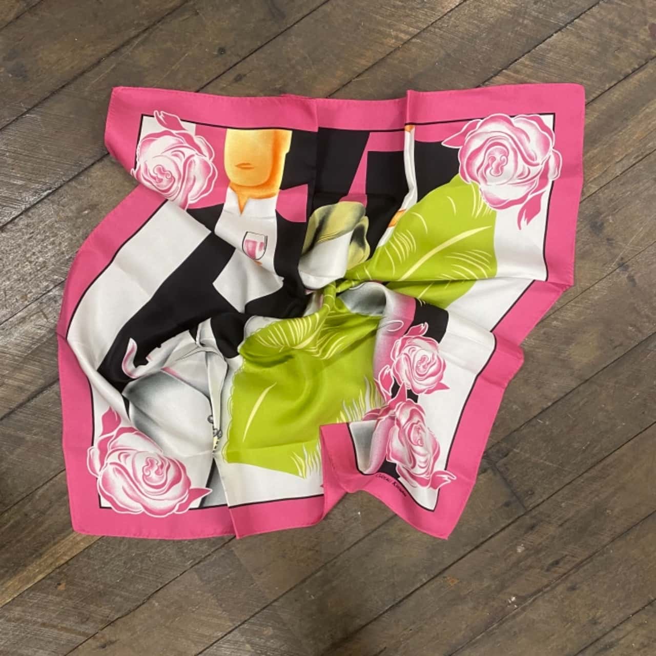 Vintage Silk Scarf 80s(s)