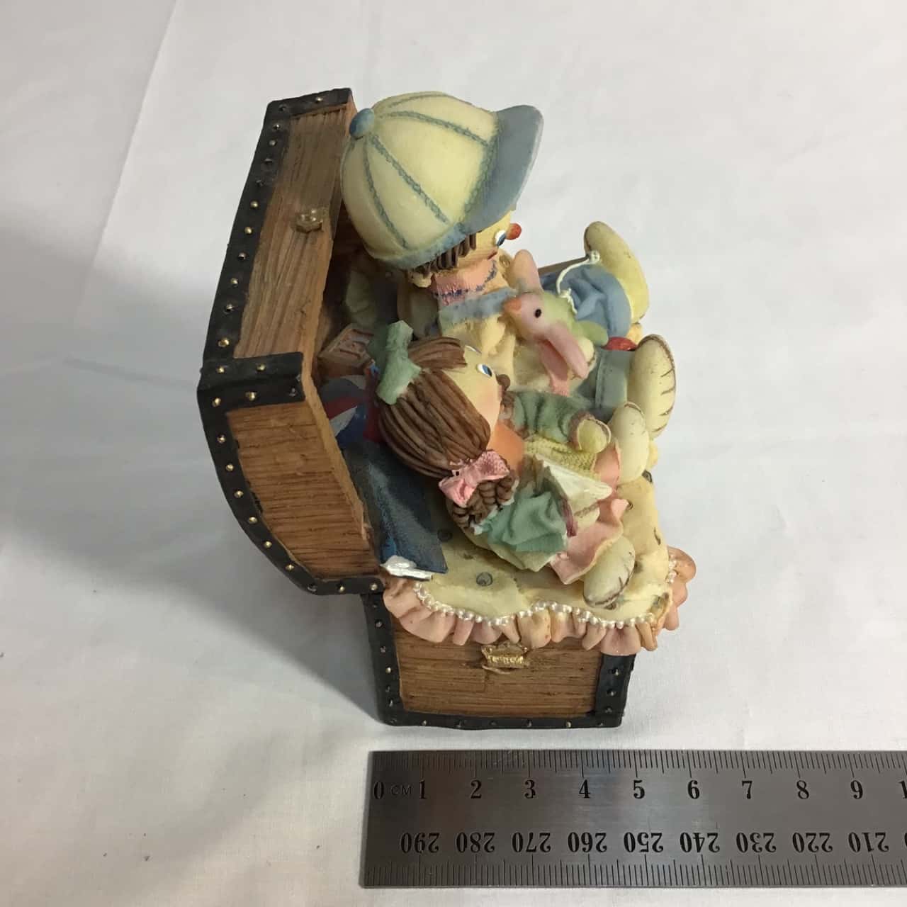 2 x Regency fine arts collectable rag dolls out of the chest Figurine ...