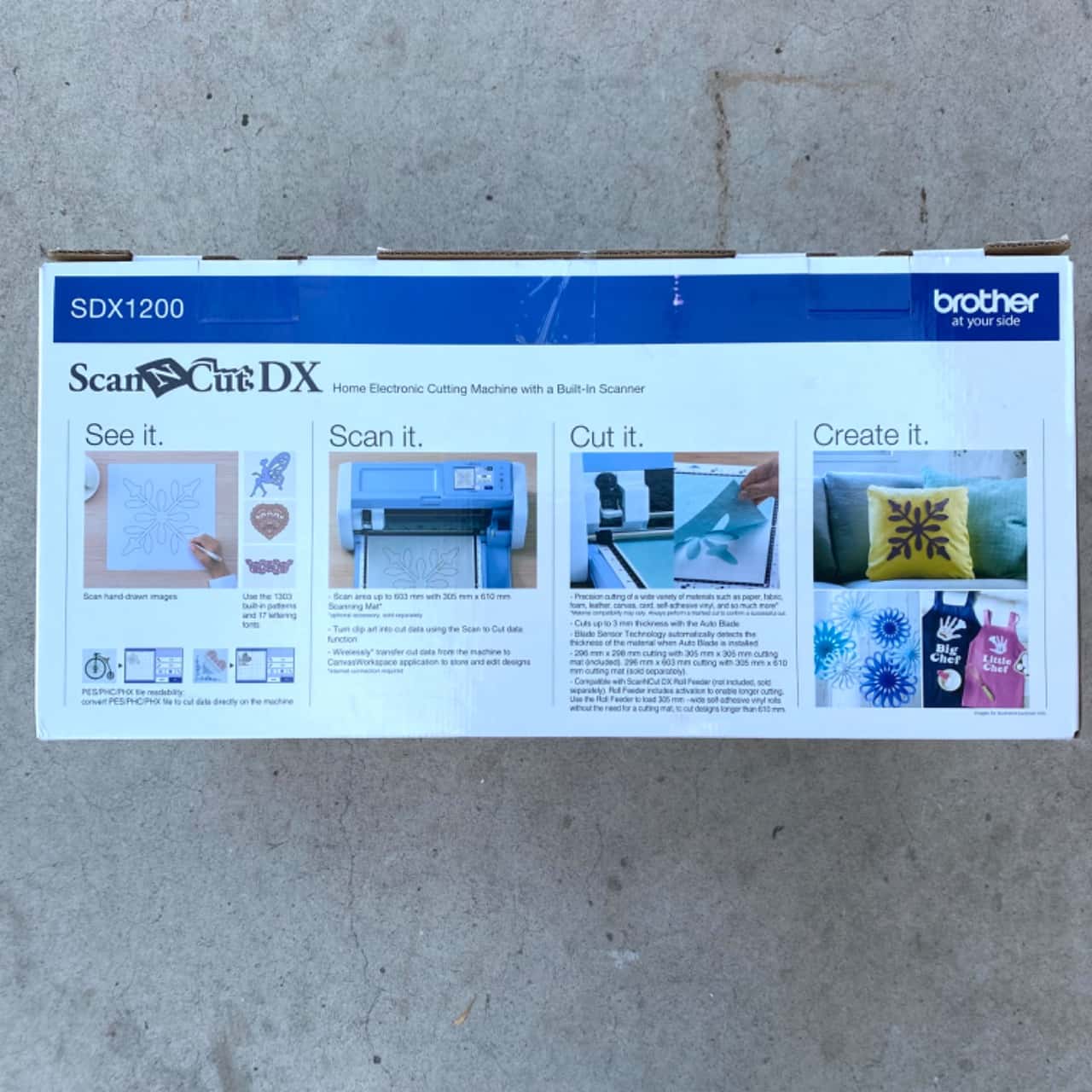 BNIB Brother ScanNCut DX SDX1200 - Scanning and Cutting Machine