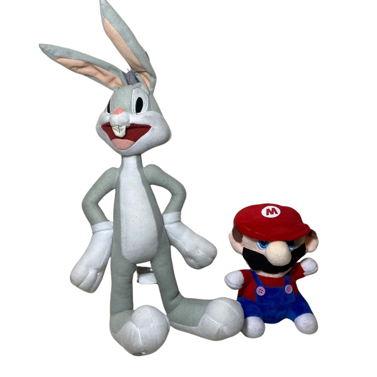 Looney Tunes Bugs Bunny Plush & Super Mario Plush With Hanging Option