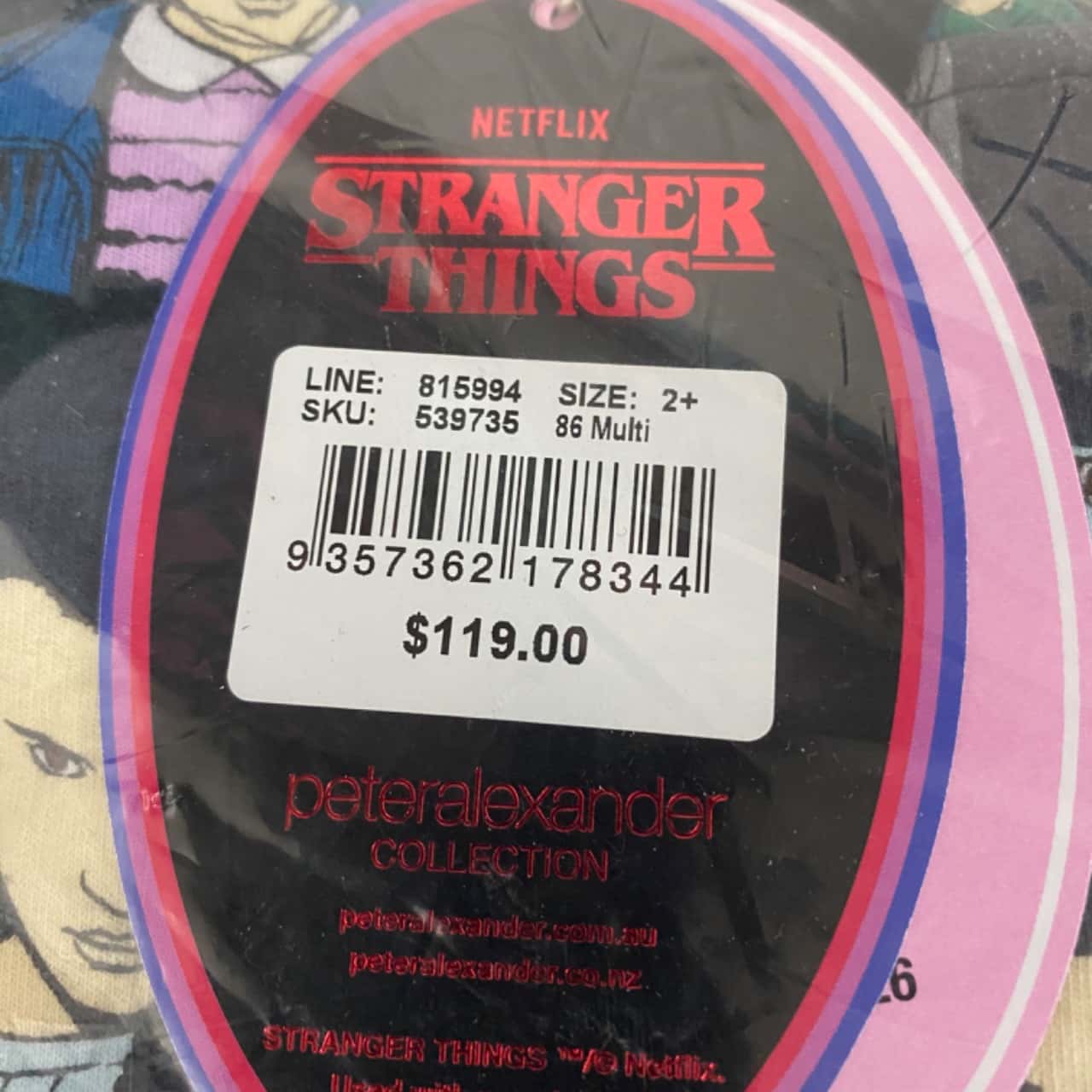 Peter Alexander Stranger Things Nightie Plus Size(s)