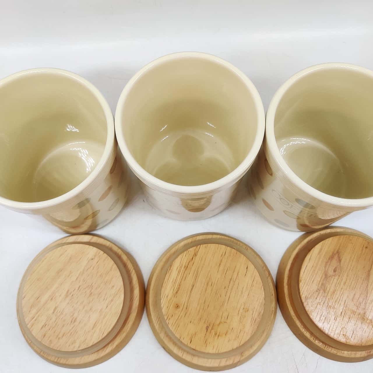 Kitchen Craft Classic Collection Storage Containers - 2 Coffee & 1 ...