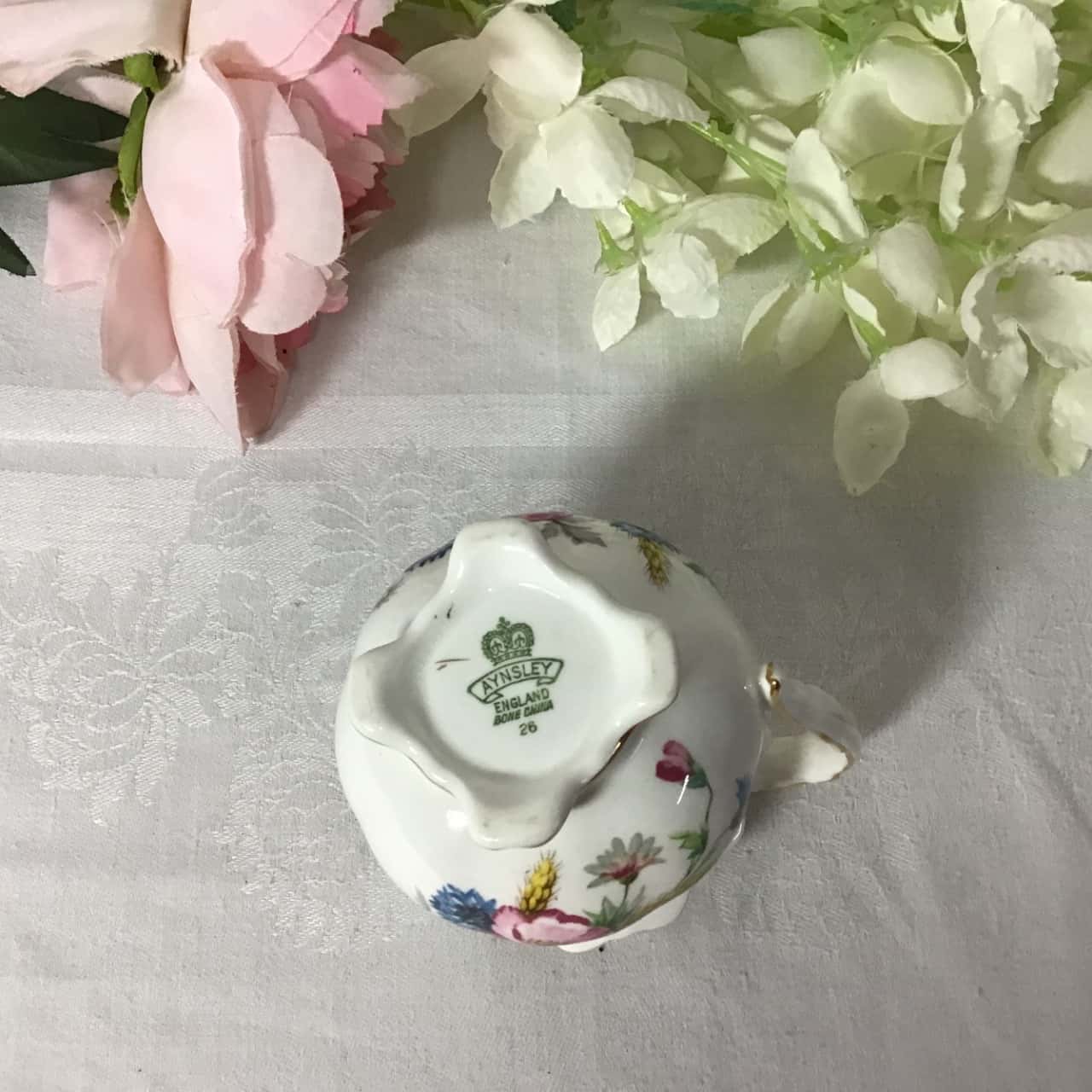 *REDUCED* Vintage Aynsley Floral Pattern Small Bone China Jug(s) - Used ...