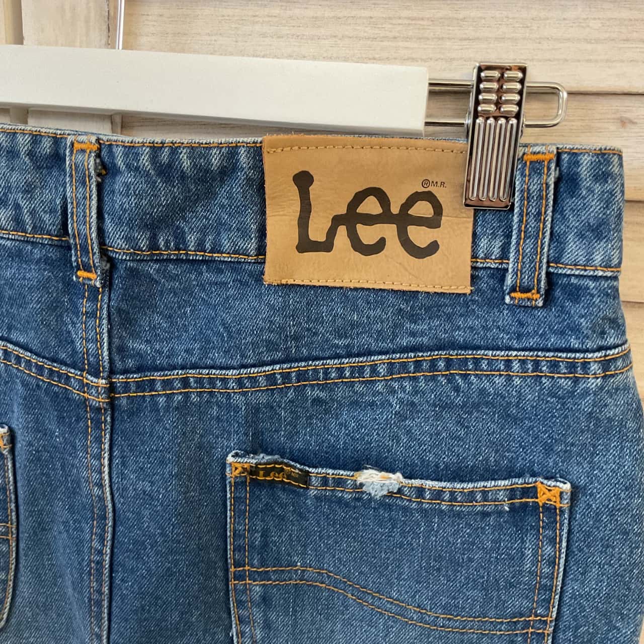 Lee Womens Size 9 Denim Skirt Blue